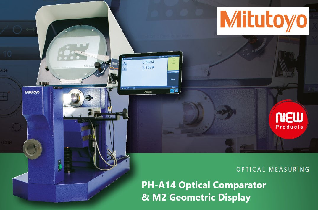 Mitutoyo Optical Comparators with NEW M2 Geometric Display – GreatGages