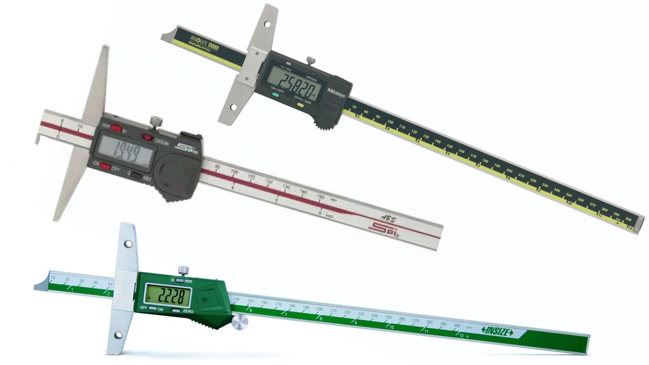 Digital Caliper Style Depth Gages – GreatGages