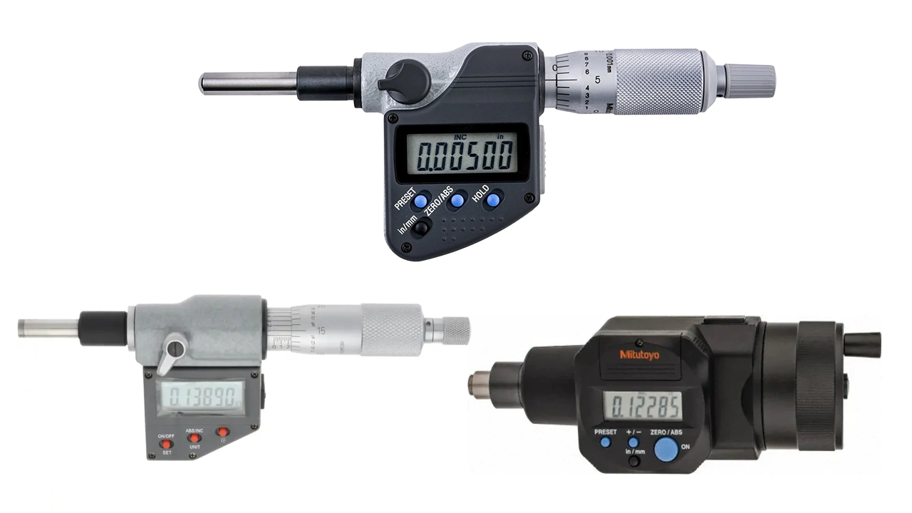 Digital Micrometer Heads – GreatGages