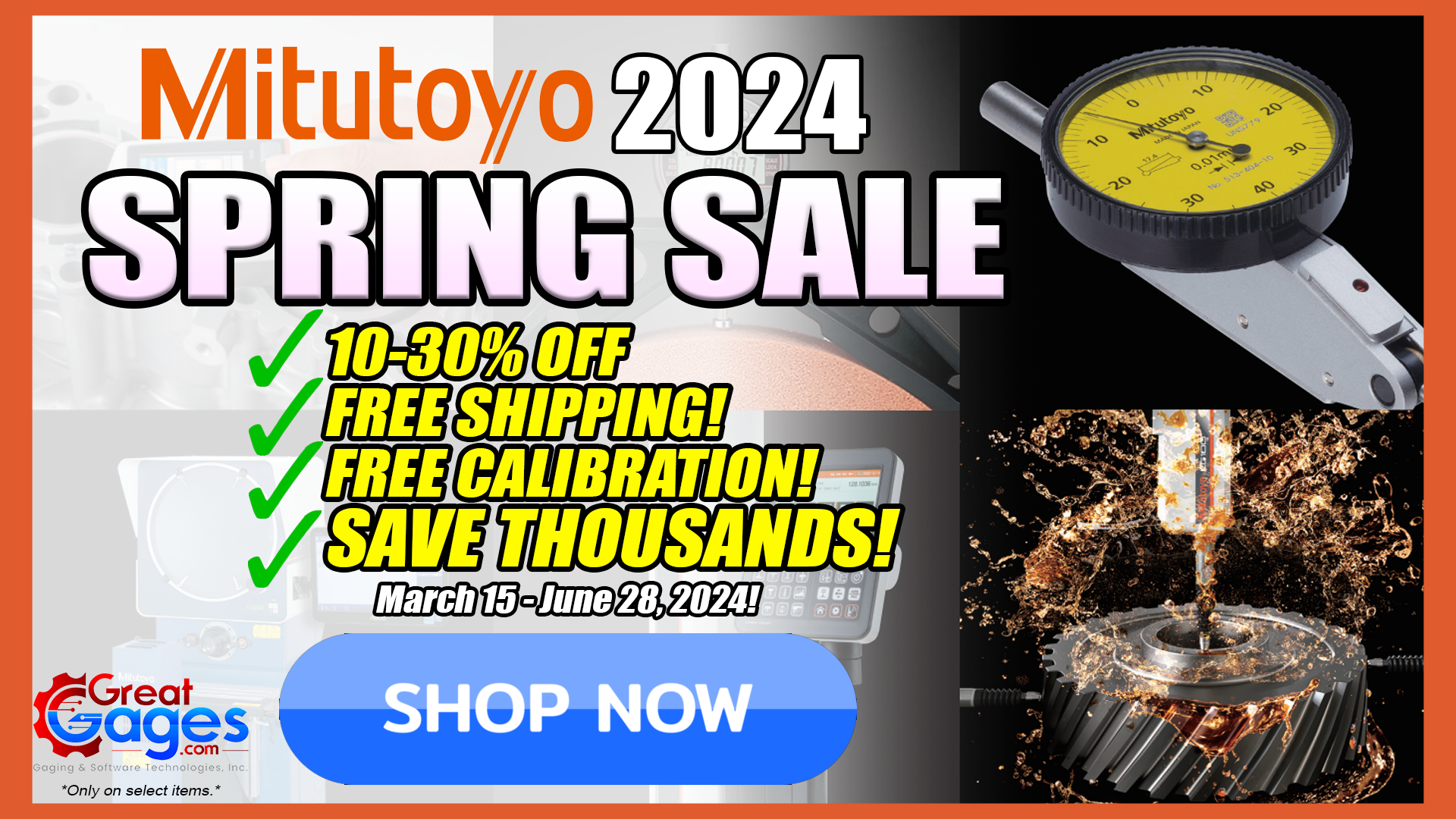 Mitutoyo Spring 2024 Promo – GreatGages