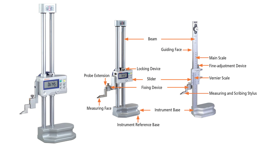 Height Gages | Dial & Digital Linear Height Gages – GreatGages