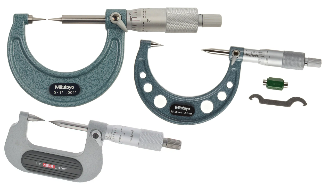 Standard Point Micrometers – GreatGages