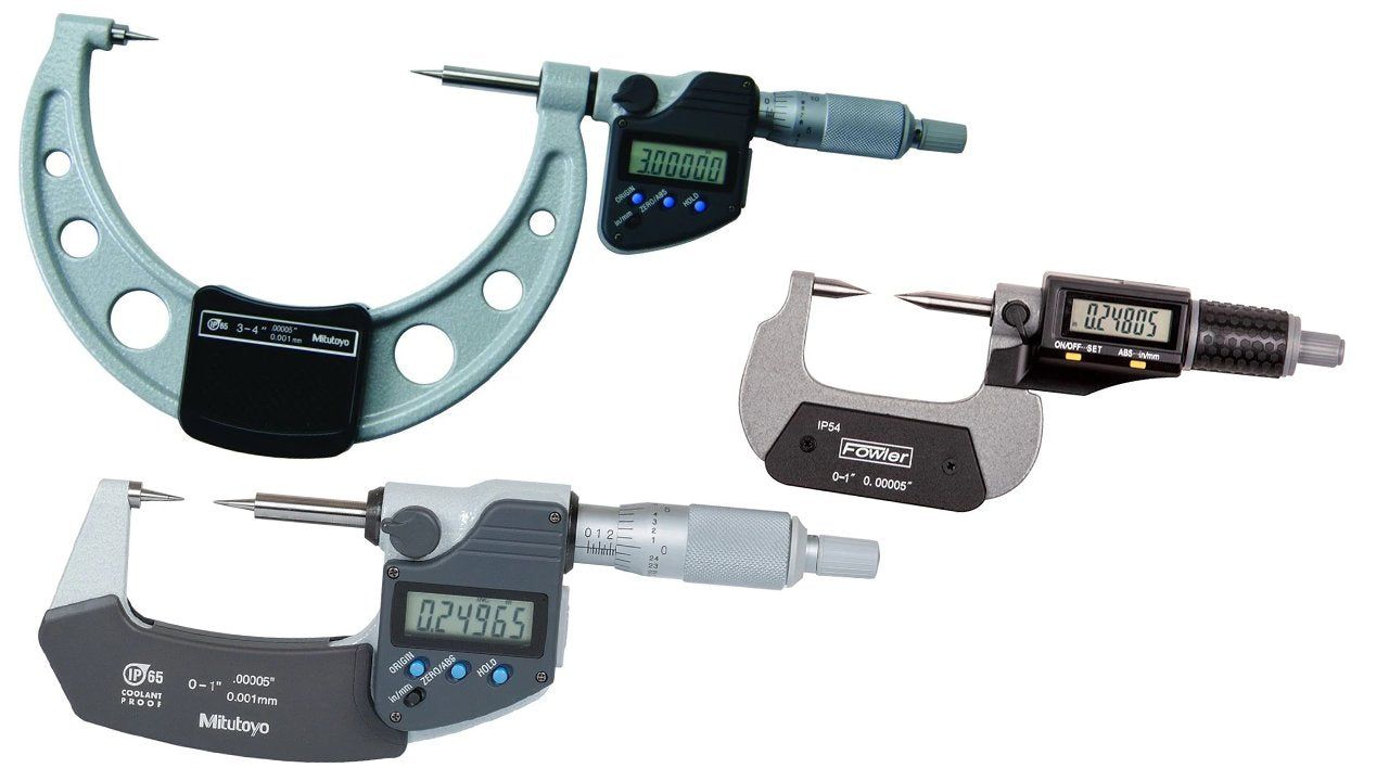 Digital Point Micrometers – GreatGages