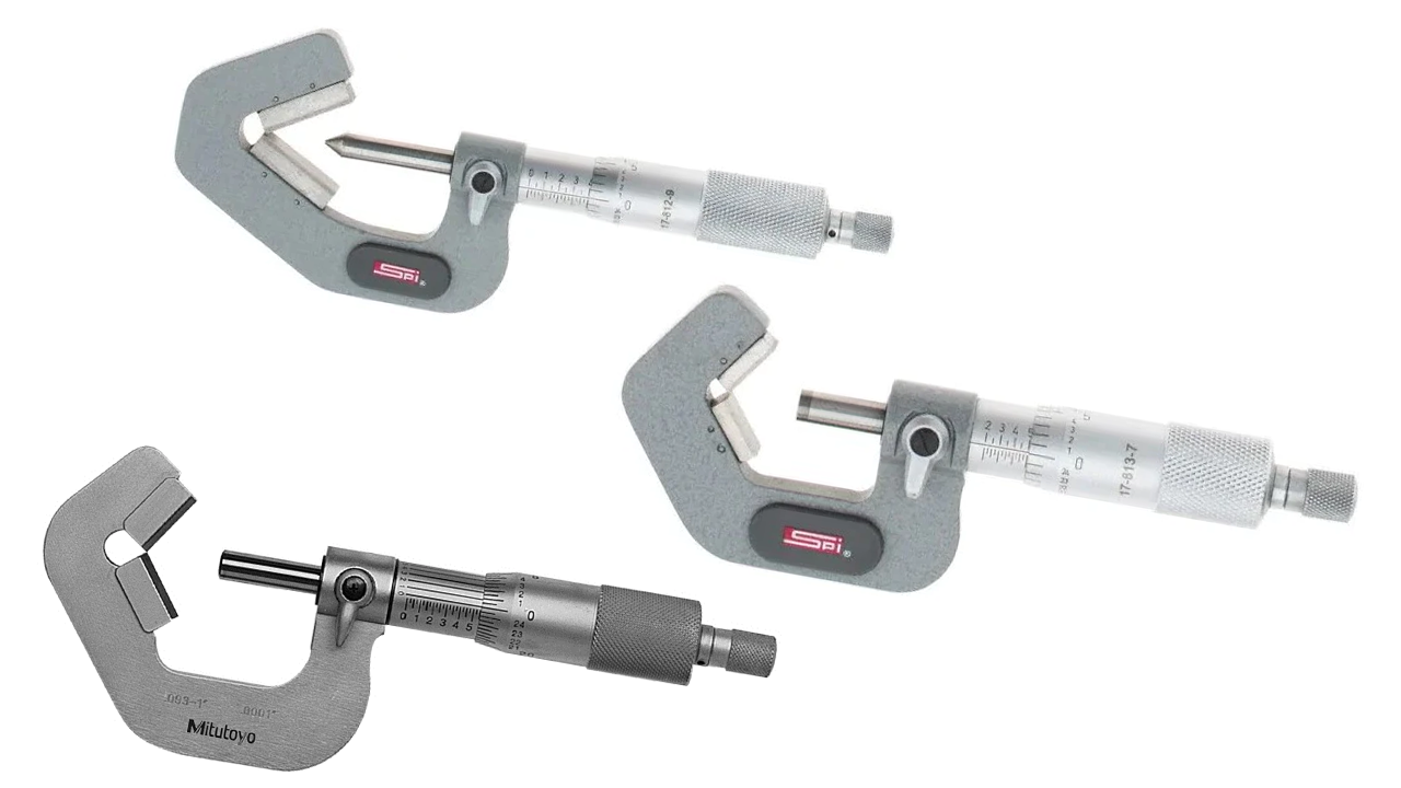 Standard V-Anvil Micrometers – GreatGages