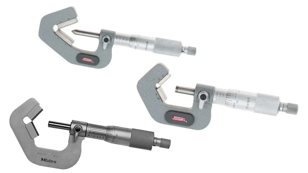 Standard V-Anvil Micrometers – Tagged "" – GreatGages