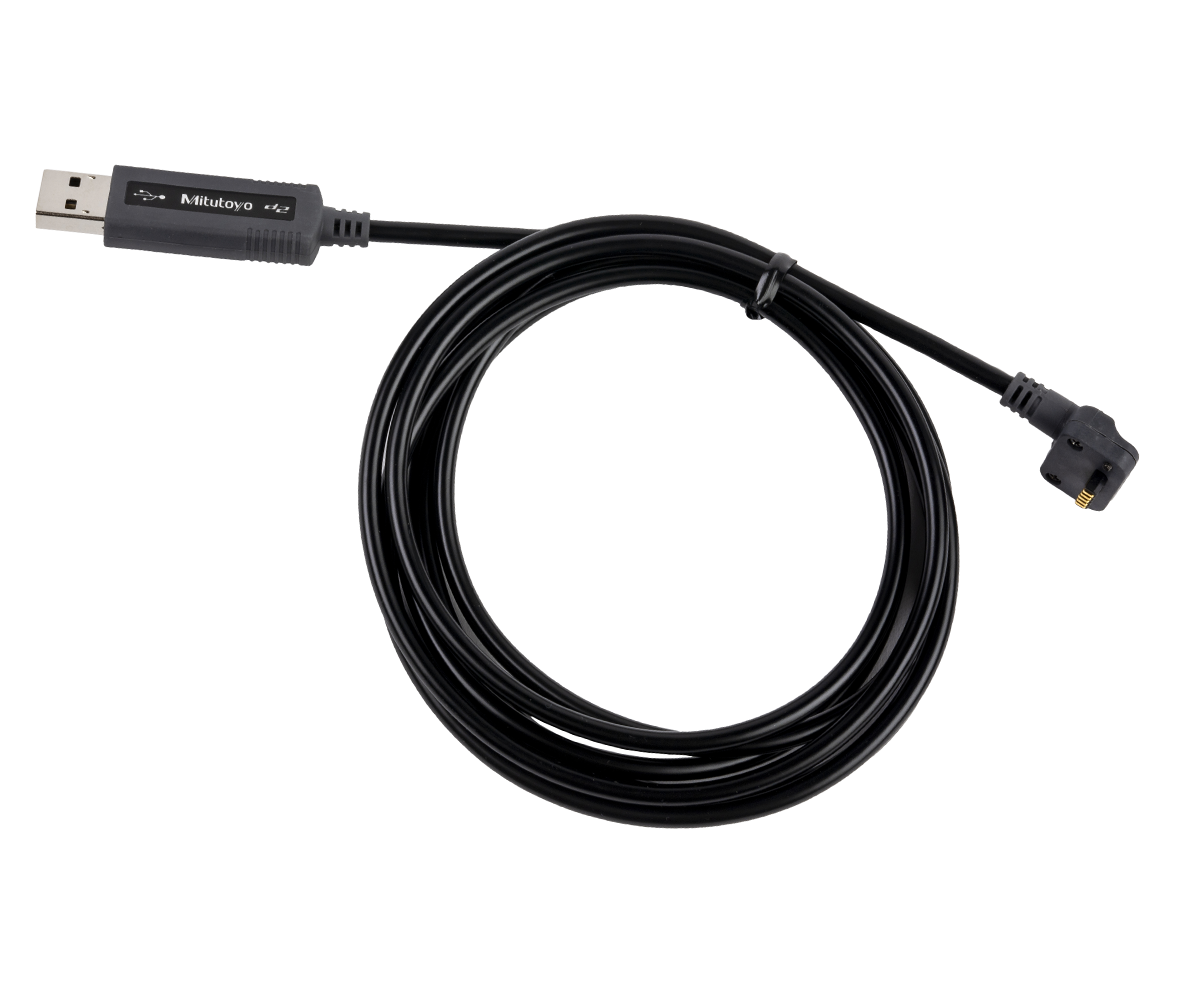 06AFM380B Mitutoyo Micrometer USB Input Tool Direct Cable, Type B ...