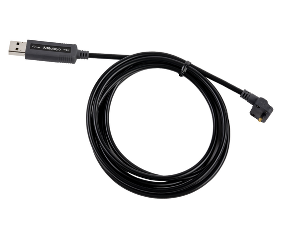 06AFM380B Mitutoyo Micrometer USB Input Tool Direct Cable, Type B ...