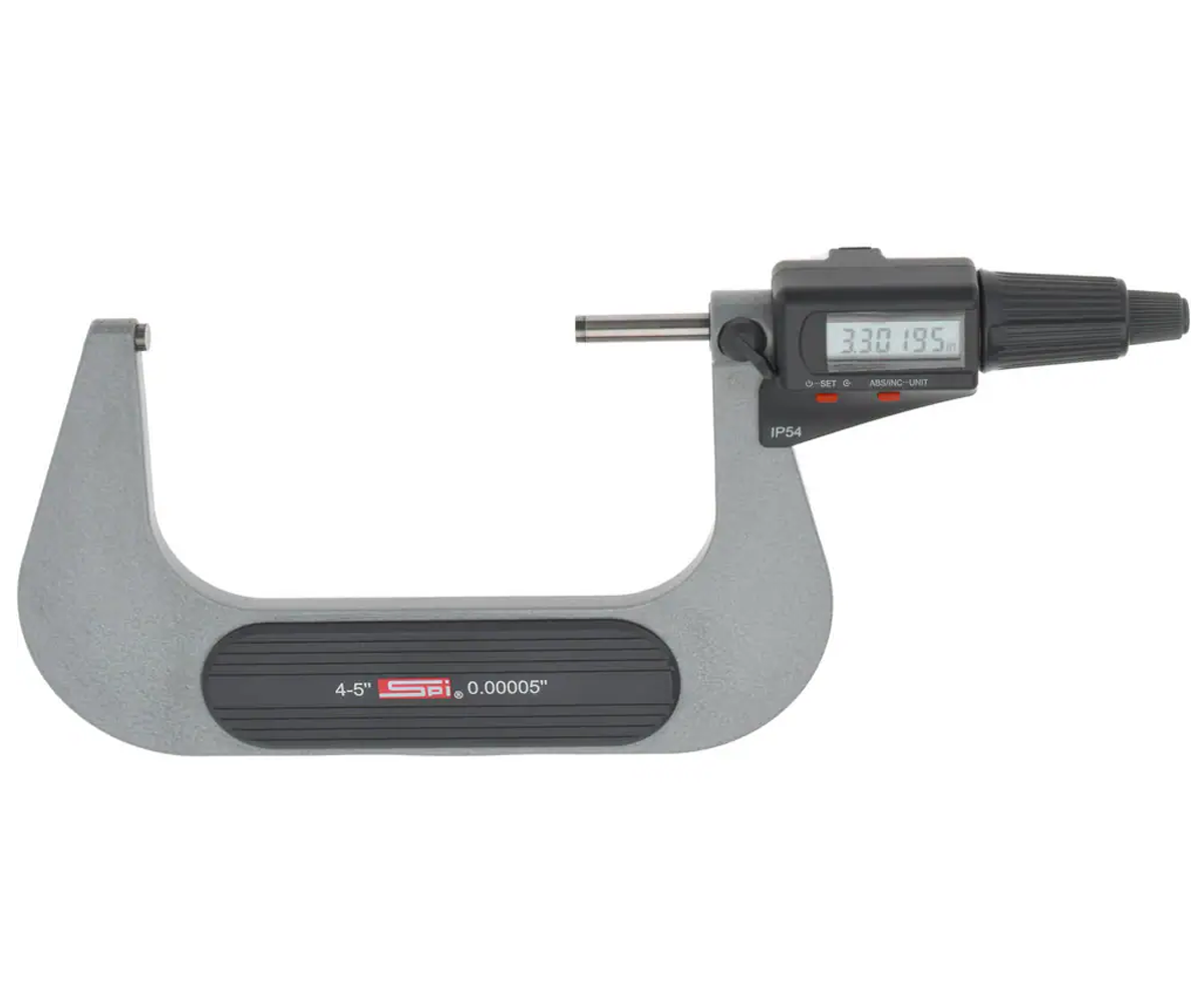 11-549-3 SPI Digital Micrometer 4-5" w/Cert – GreatGages