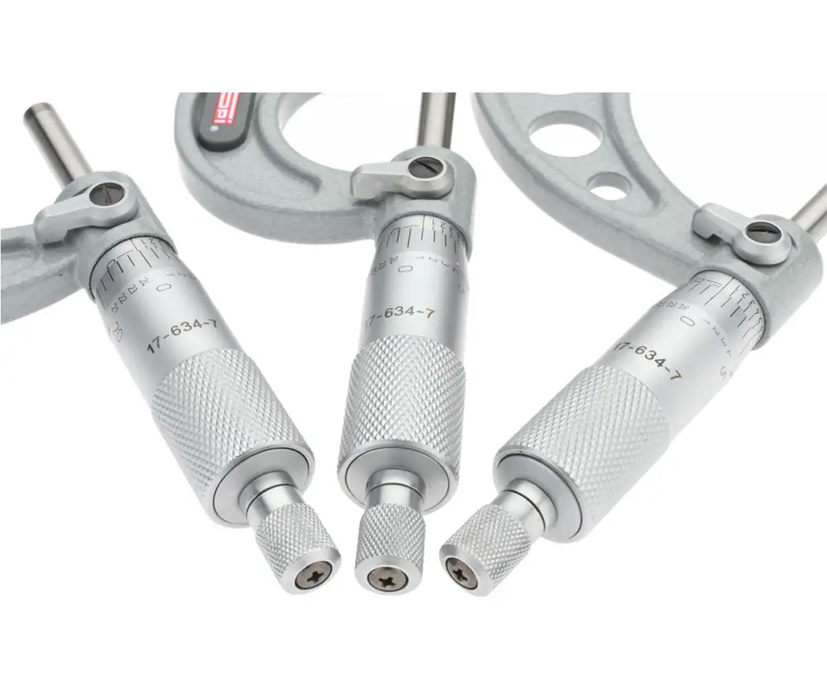 17-634-7 SPI Micrometer Set 0-3" w/ Certs – GreatGages