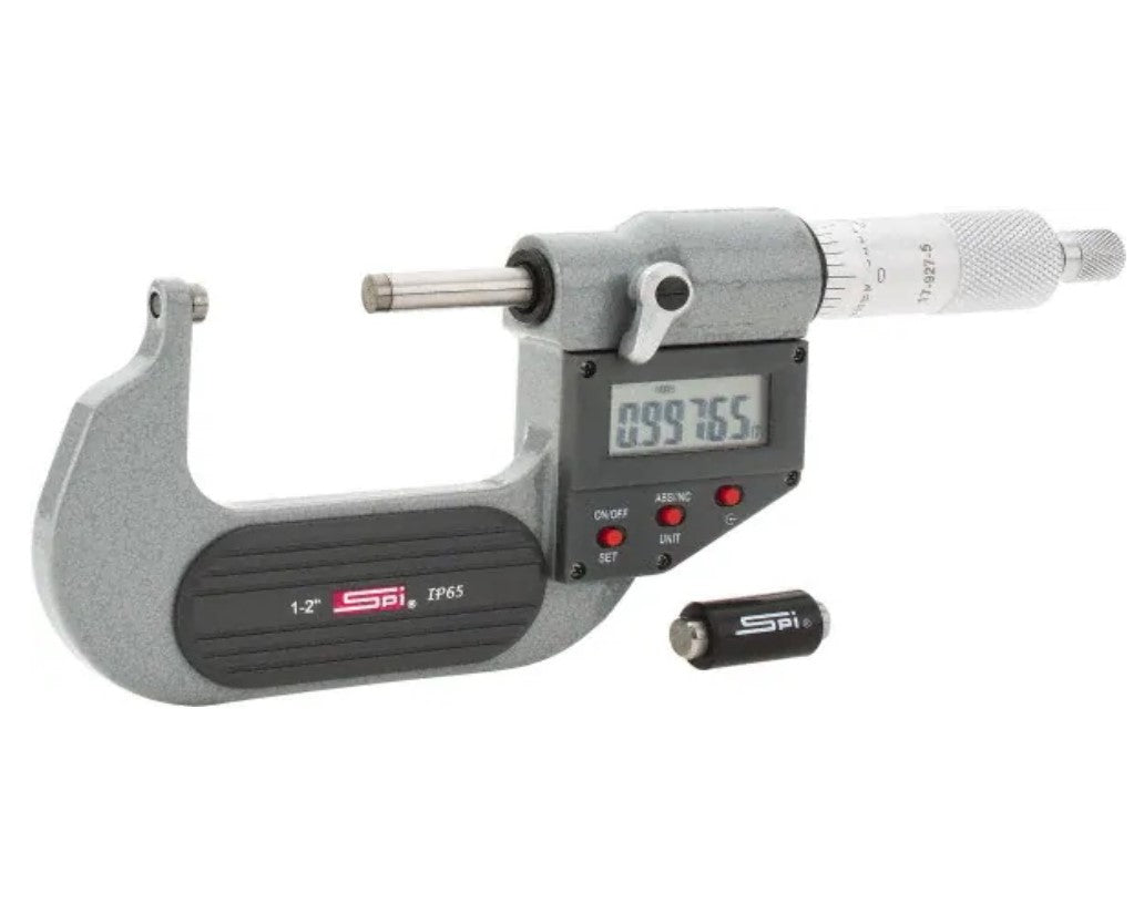 17-927-5 SPI Ball Anvil, Flat Spindle Micrometer 0-1" – GreatGages