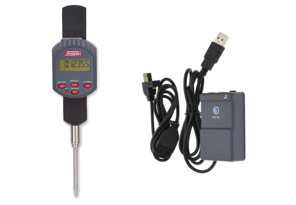 20-187-1-IPC SPI Indicator to USB Package 1" Range, .0005" Res – GreatGages