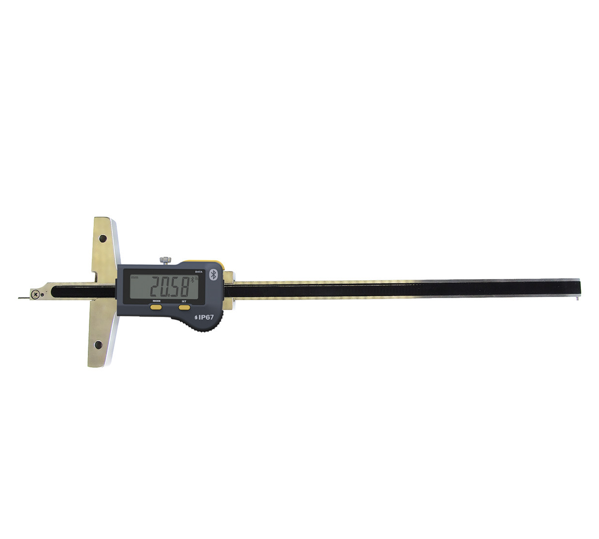 54-139-162-1 Fowler Rotary Pin Bluetooth Digital Depth Gage, 19"/500mm ...