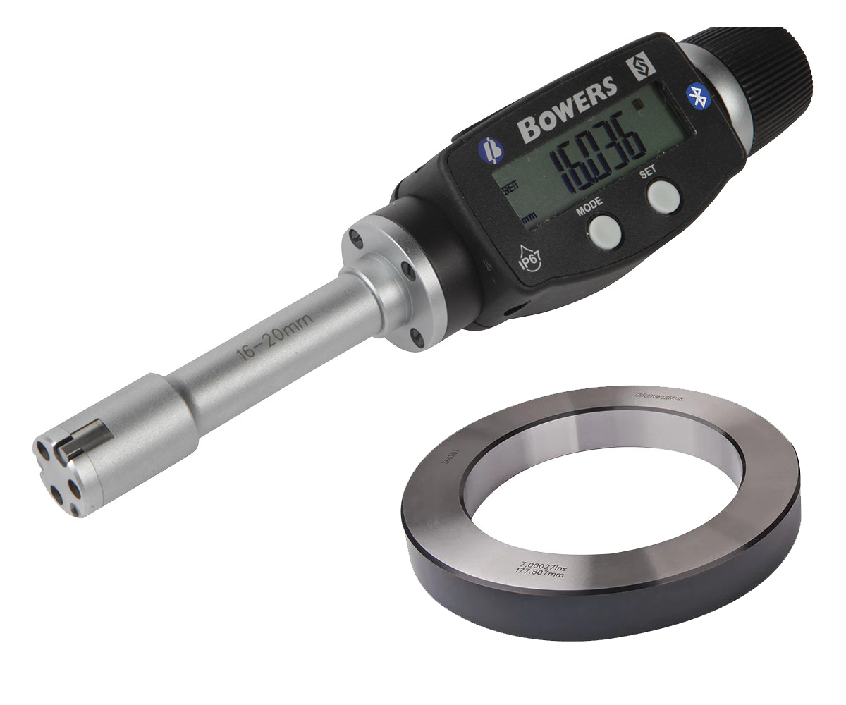 54-367-016-BT Fowler Digital Internal Micrometer .625-.75" Bluetooth ...