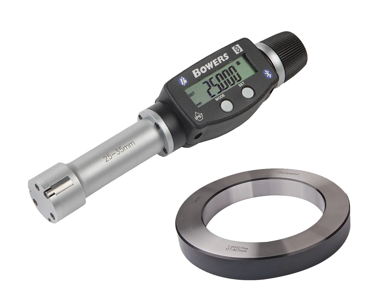 54-367-021-BT Fowler Digital Internal Micrometer 1-1.375" Bluetooth ...