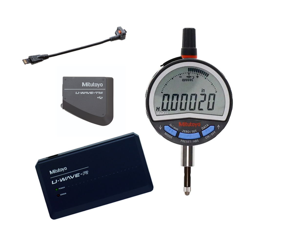 543-702B-UW Mitutoyo Digital Indicator to PC U-Wave Wireless Package . – GreatGages