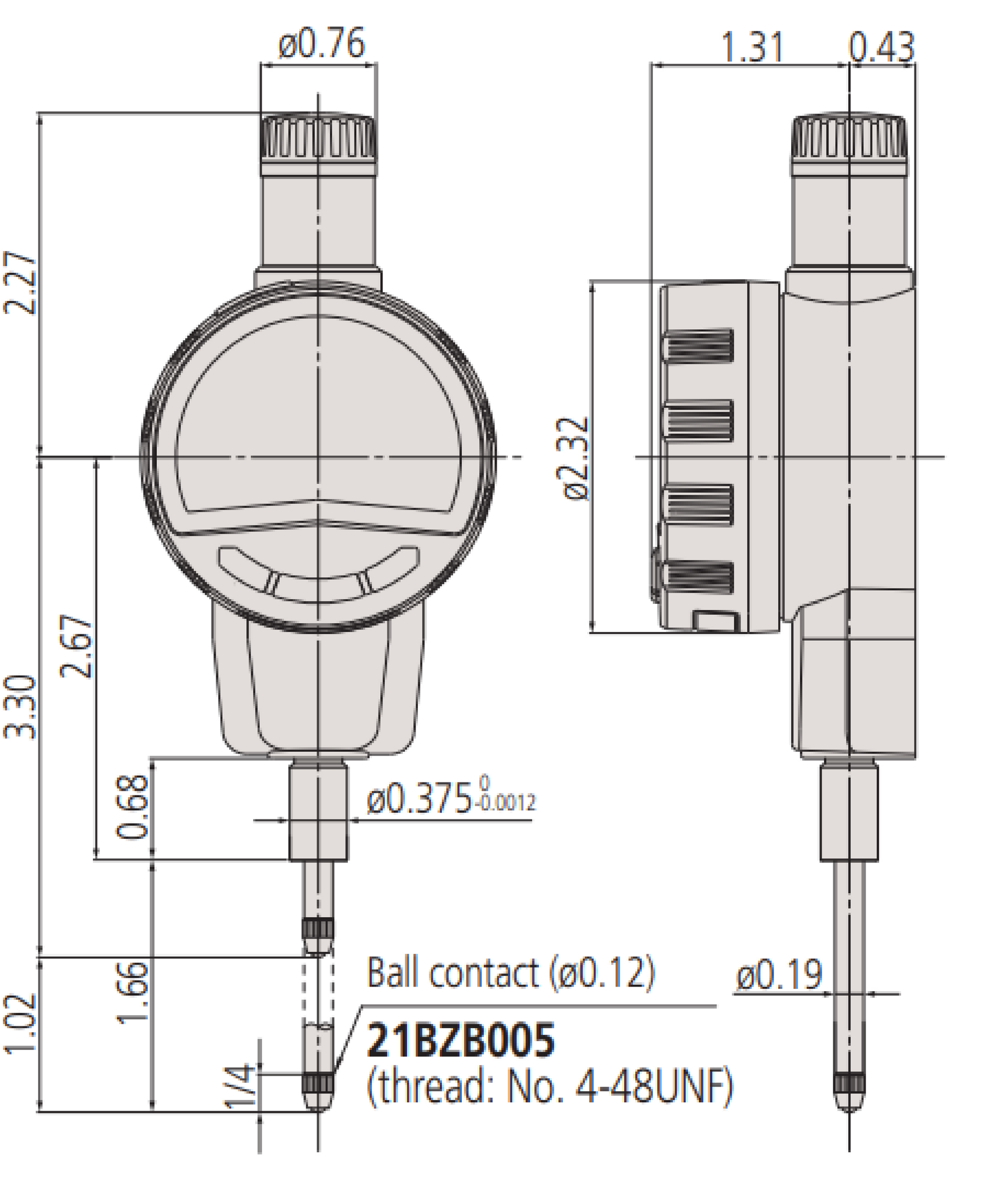 543-722B-MC Mitutoyo Digital Indicator to PC Mobile Collect Wireless P – GreatGages