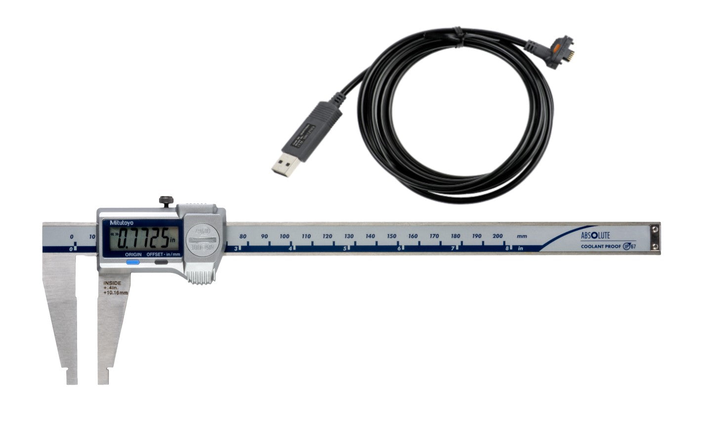 550-311-20-USB Mitutoyo Nib Caliper 8" to USB Direct Package – GreatGages