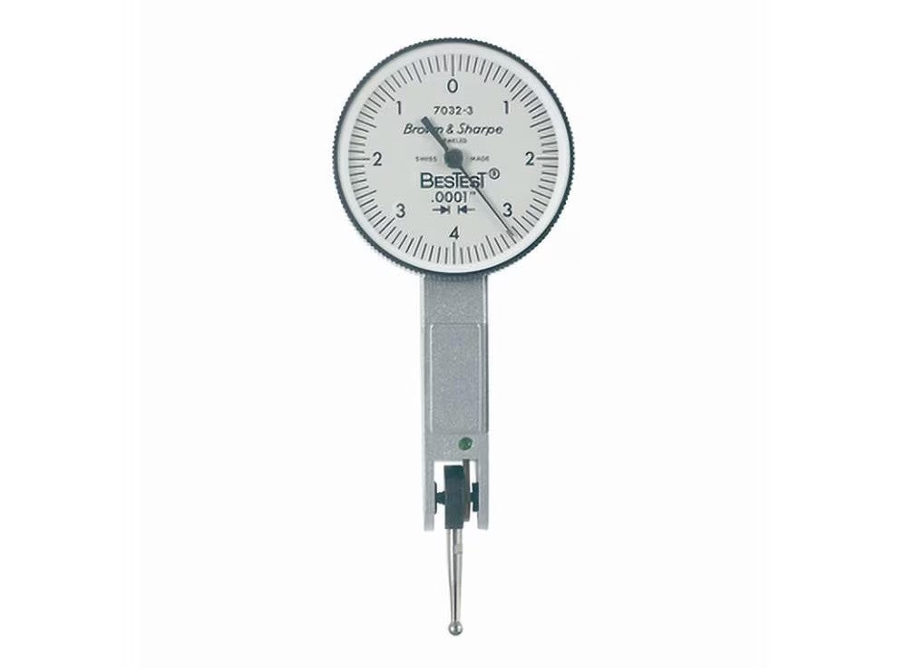 599-7023-3 TESA Dial Test Indicator 0.008" Range, .0001" Grads, 1.5" D ...