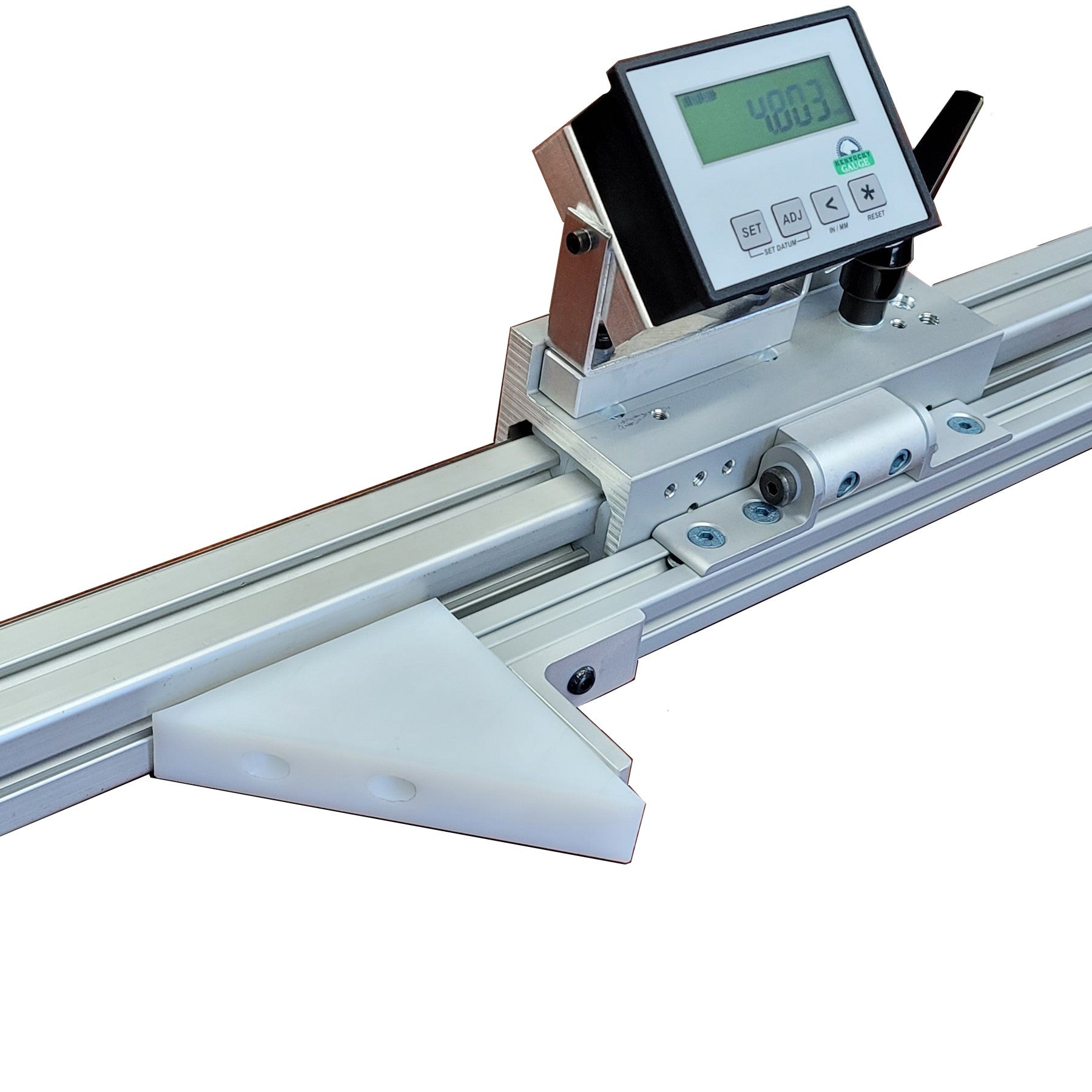 MD10D Digital Length Stop System with 45° Stop – GreatGages