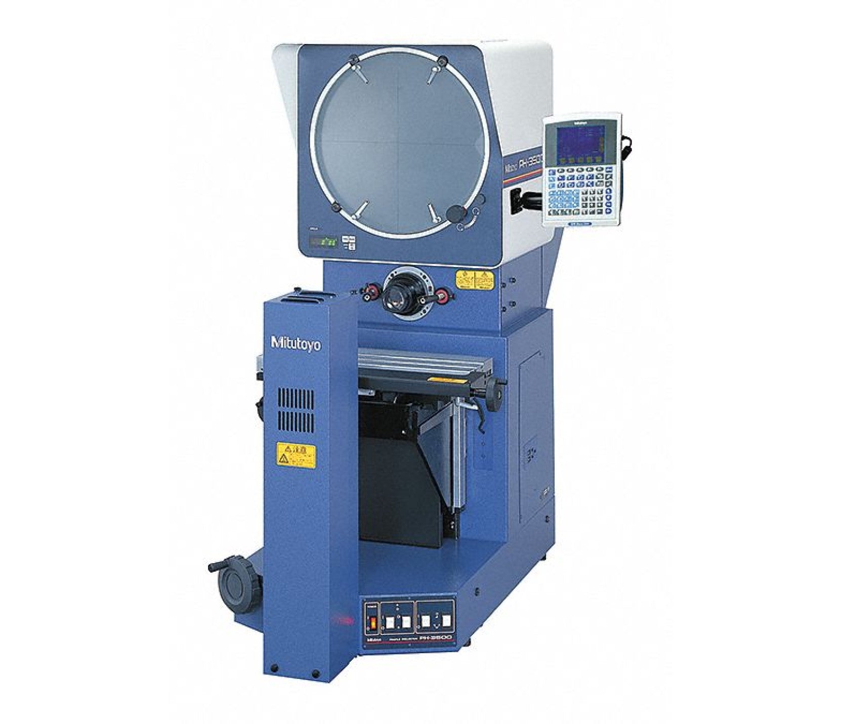 PH-3515F Mitutoyo Optical Comparator w/QM Data, Edge Detection & Stand ...