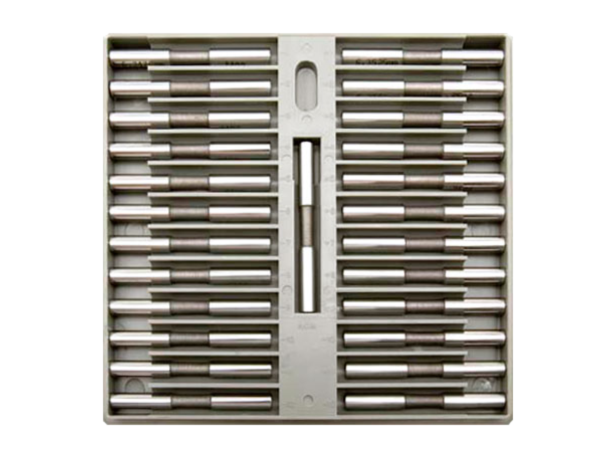 THM25 Deltronic 25-pc Class X Metric Pin Gage Set (.01mm steps ...