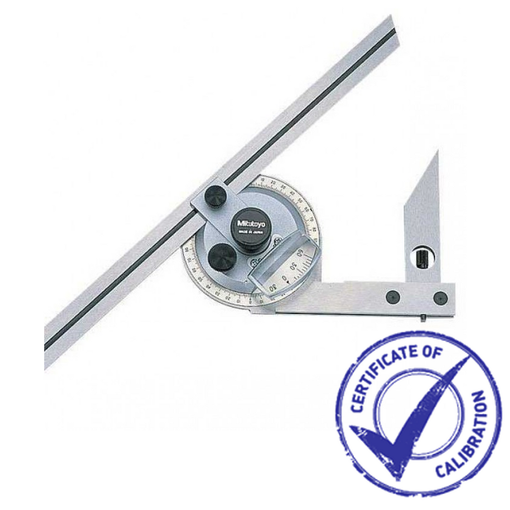187-904-10-CAL Mitutoyo Digital Protractor 6" with CAL Cert – GreatGages