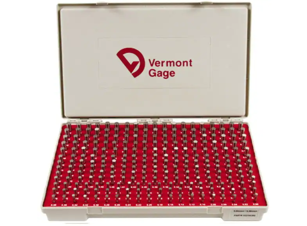 Vermont Steel Metric Gage Pin Set 5.01mm - 9.99mm – GreatGages
