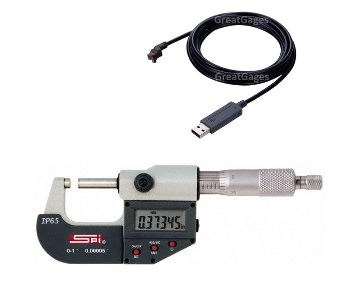 3101-25E Micrometer to USB Interface Package – GreatGages