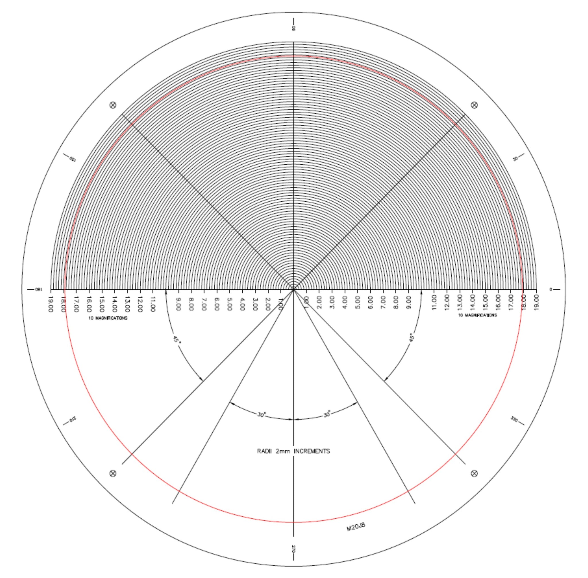 20-14-MO-M10 Mylar Overlay Metric – GreatGages