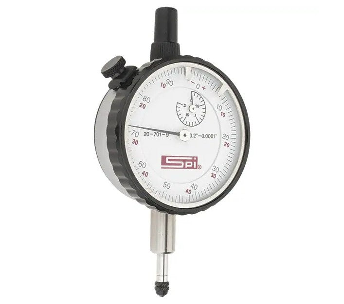 20-701-9 Standard Dial Indicator .2" Range - .001" Grad – GreatGages