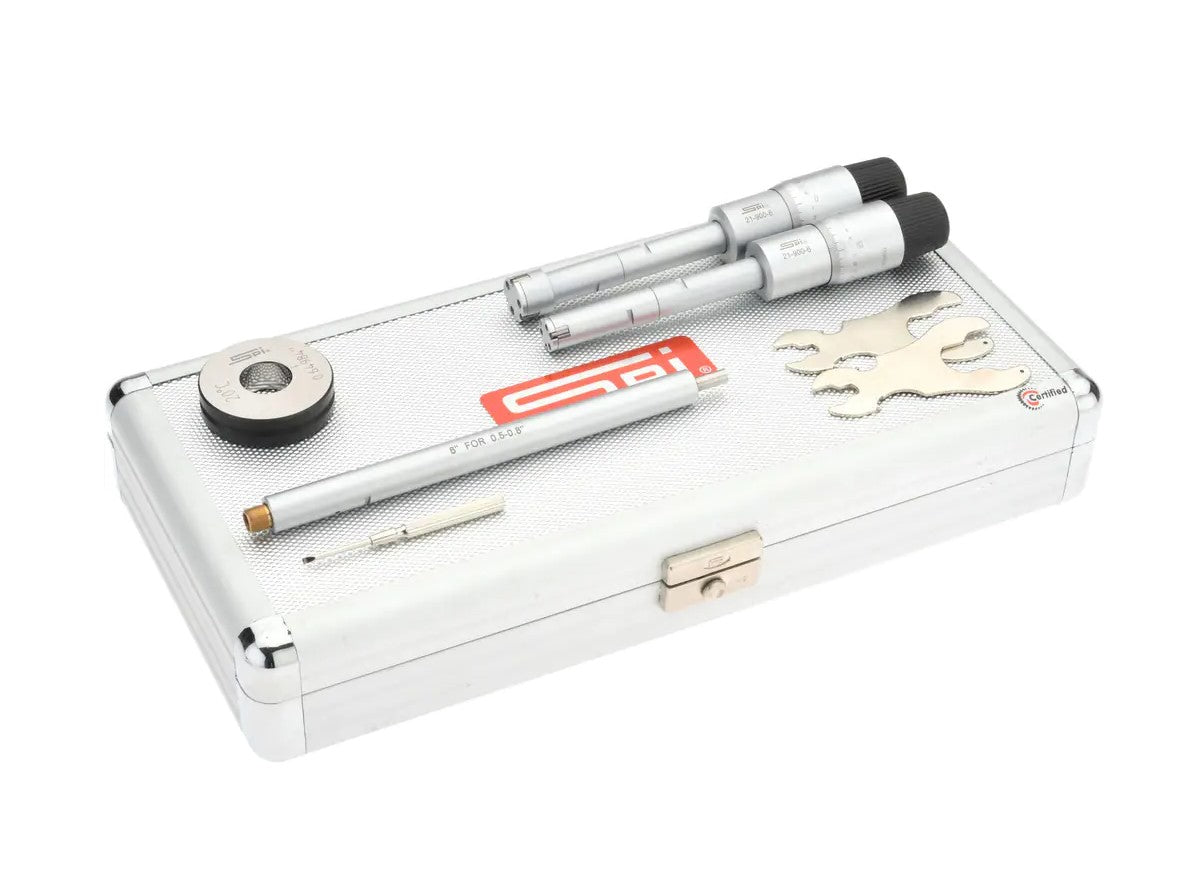 21-900-6 SPI Hole Mike Set .500" - .800" w/ Cert – GreatGages