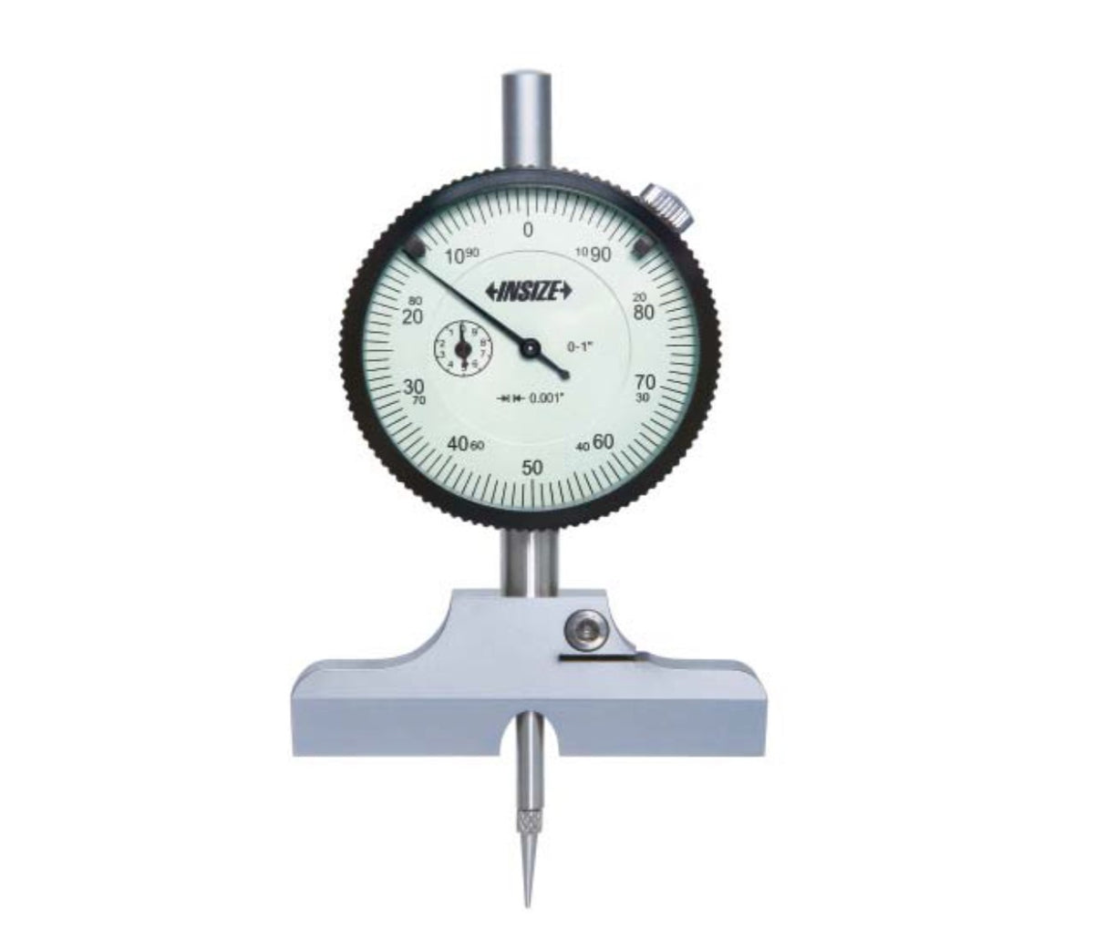 2345-E1 INSIZE Dial Depth Gage with V-Base, 1" Range – GreatGages