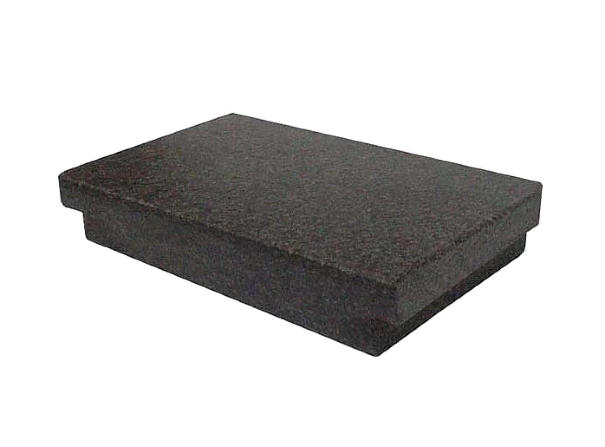 24x24x3 Granite Surface Plate, B Grade, 2 Ledges – GreatGages
