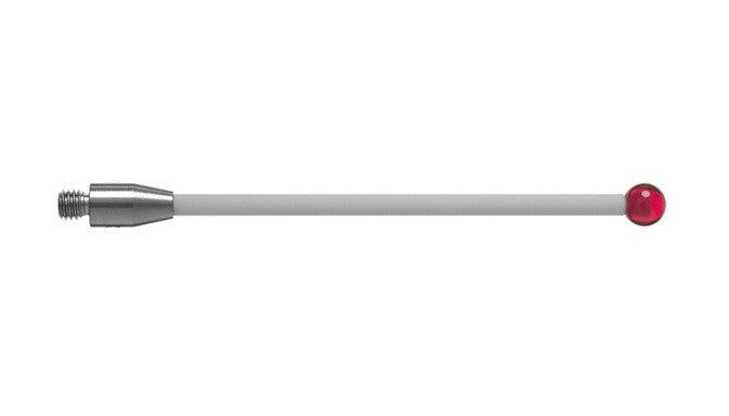 3mm Ruby Ball CMM Stylus x 50mm Ceramic Stem with M3 Threads – GreatGages