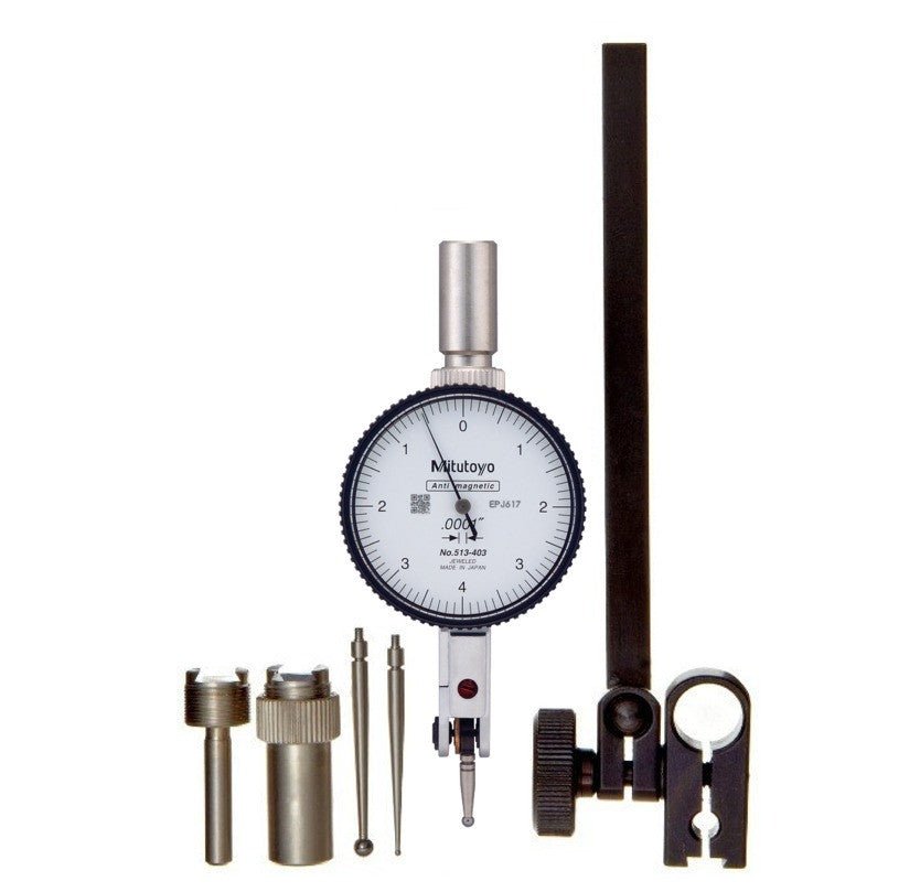 513-403-10T Mitutoyo Test Indicator .008" Range - .0001" Grad – GreatGages