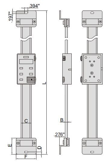 7102 Series INSIZE Linear Scale - Vertical – GreatGages