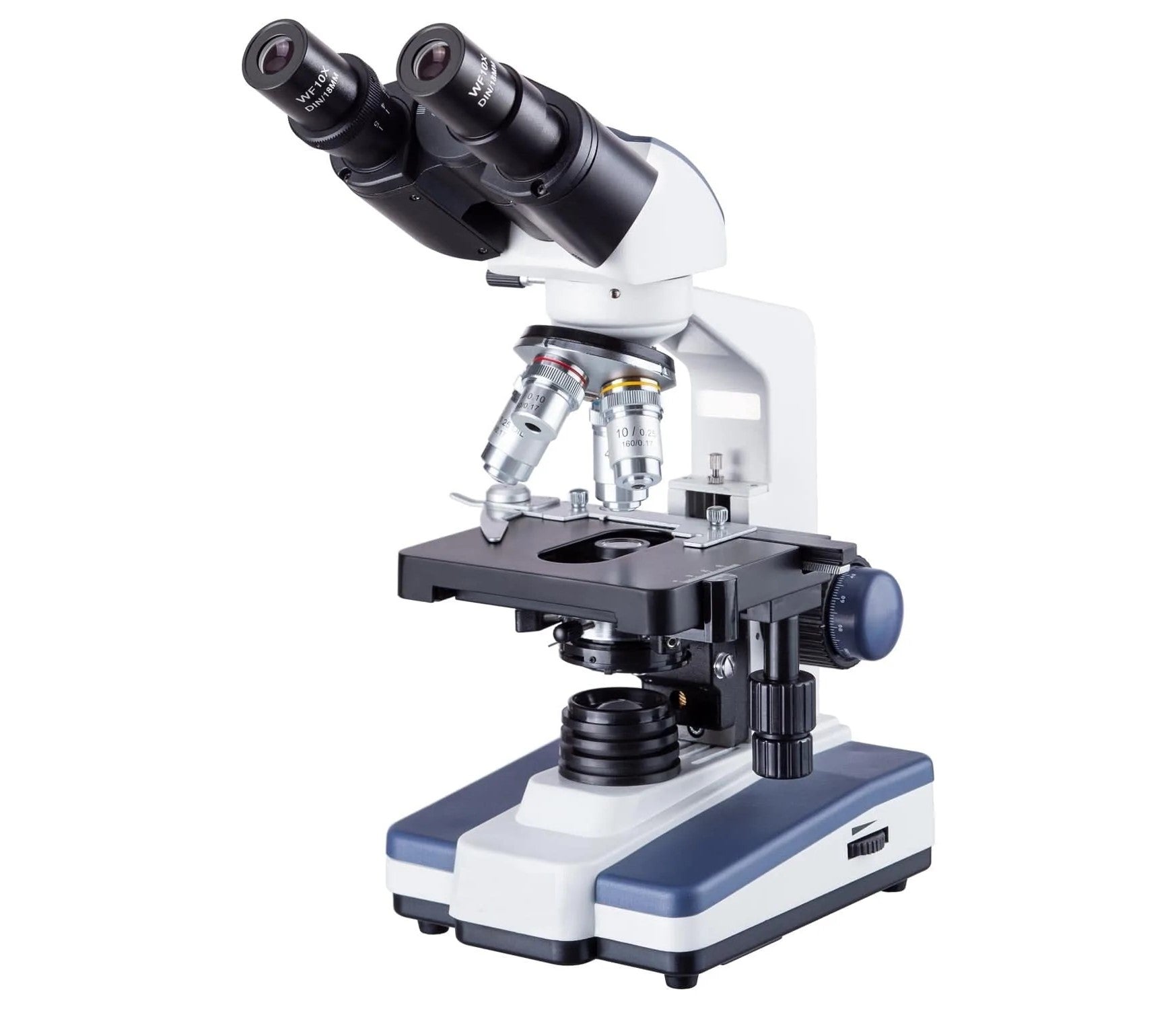 GS-B120C Binocular Compound Microscope w/ 3D Stage, 40X-2500X – GreatGages