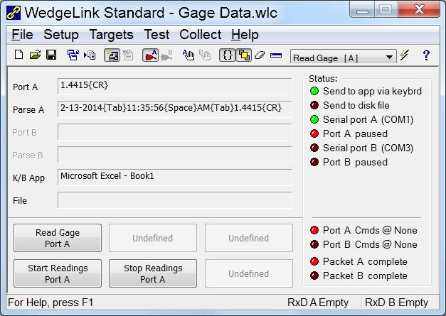 WedgeLink Standard Software – GreatGages